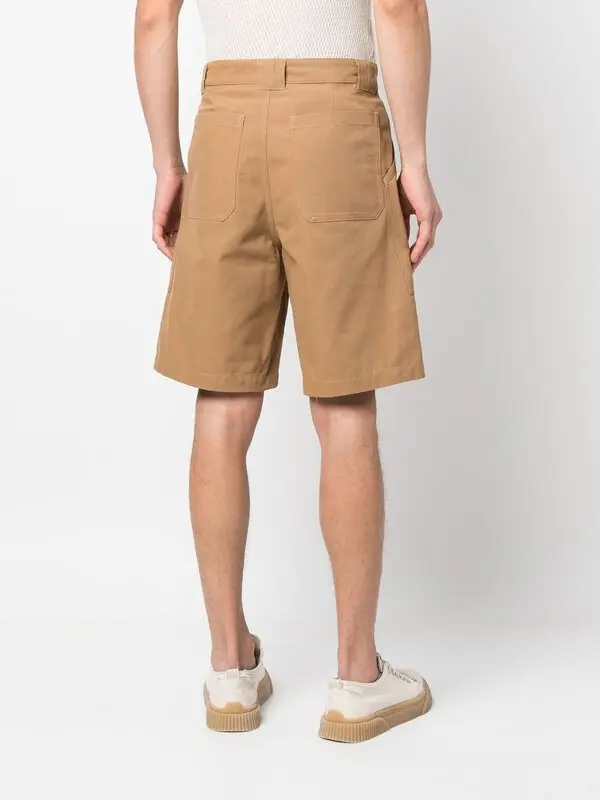 A.p.c. Melbourne Cotton Canvas Shorts - Brown