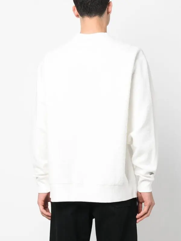 AMBUSH Logo-print Long-sleeve Sweatshirt - White