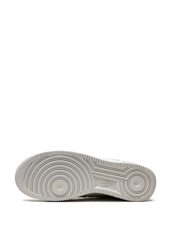 Nike Air Force 1 Pony Hair Heel Sneakers - White