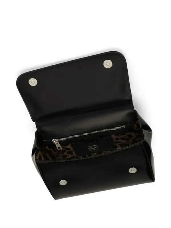 Dolce & Gabbana Large Sicily Top-handle Bag - Black
