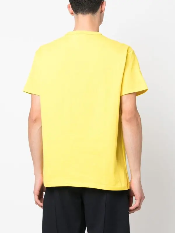 Polo Ralph Lauren Embroidered-logo Cotton T-shirt - Yellow