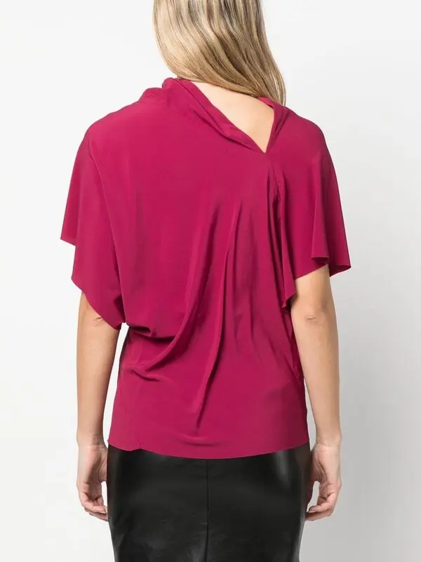 Rick Owens Asymmetric Draped Blouse