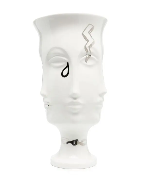 Jonathan Adler Dora Maar Graffiti-print Urn - White