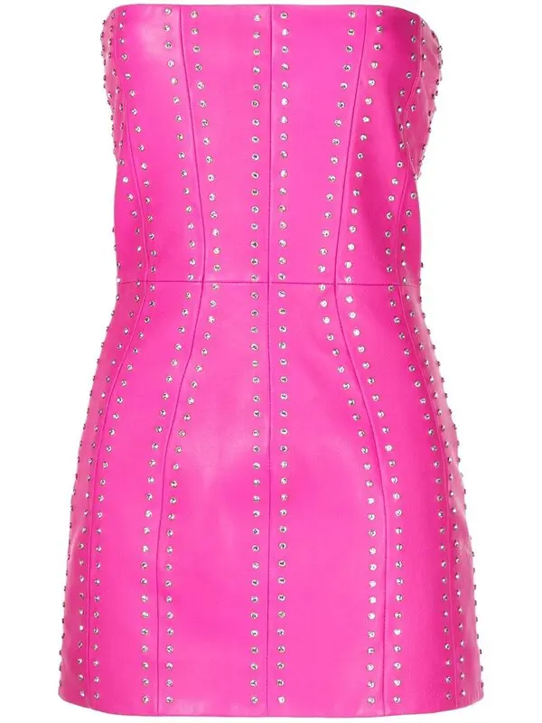 chinese dress ladies Kimora Leather Dress – Retrofete main image 0