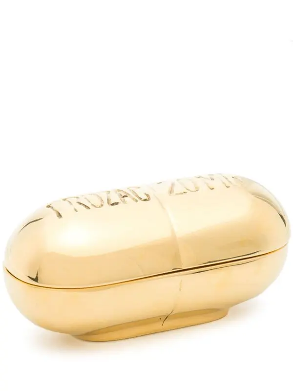 Jonathan Adler Prozac Pill Box - Gold