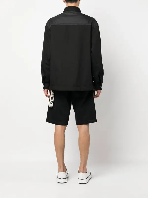 Khrisjoy Eyelet-embellished Military Jacket