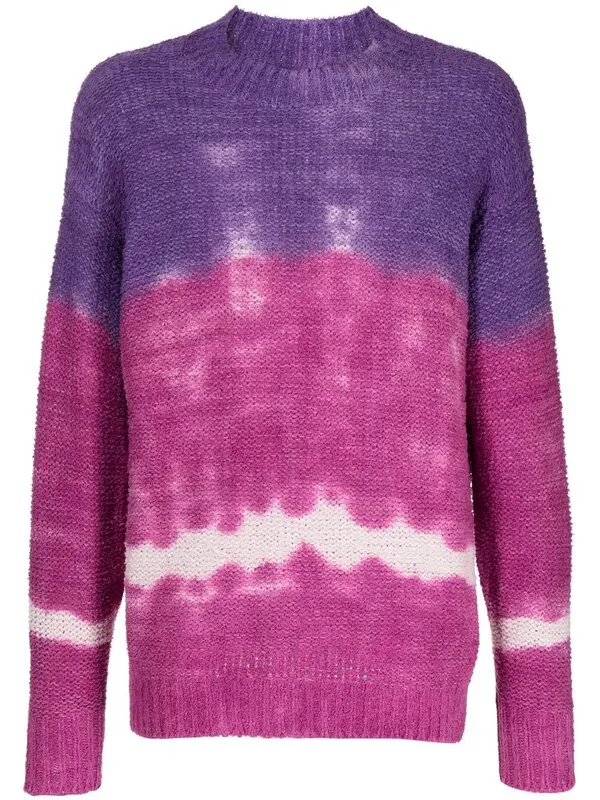 MARANT Henley Tie-dye Sweater