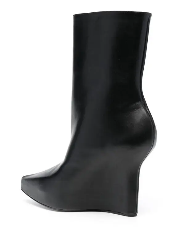Givenchy 120mm Padlock Wedge Boots