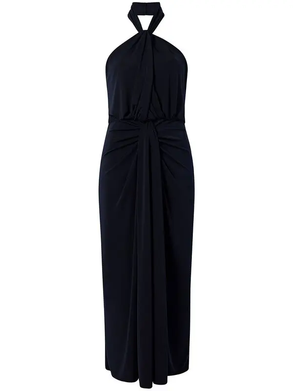 Cinq À Sept Halterneck Maxi Dress - Blue