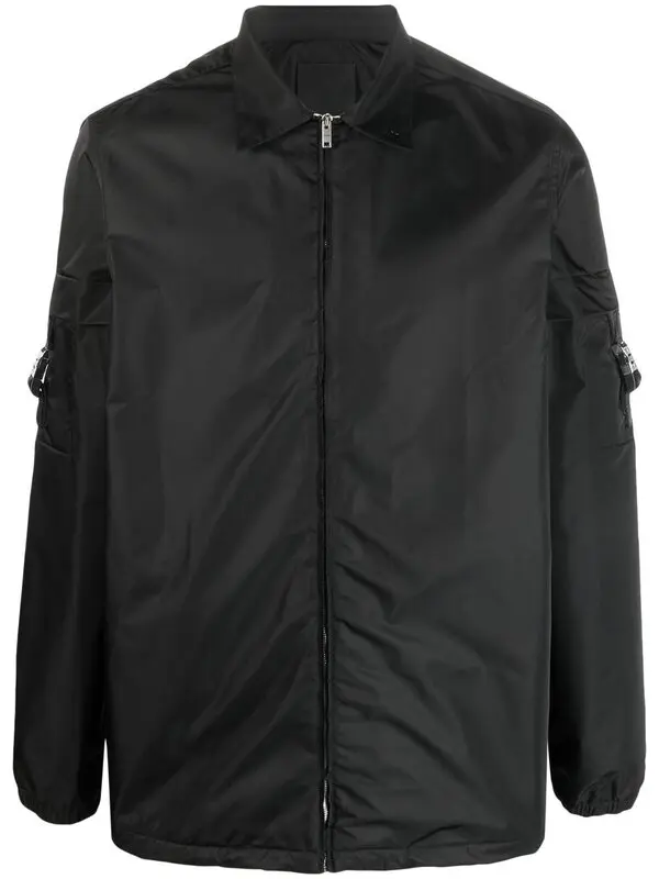 Givenchy Zipped Long-sleeve Shirt
