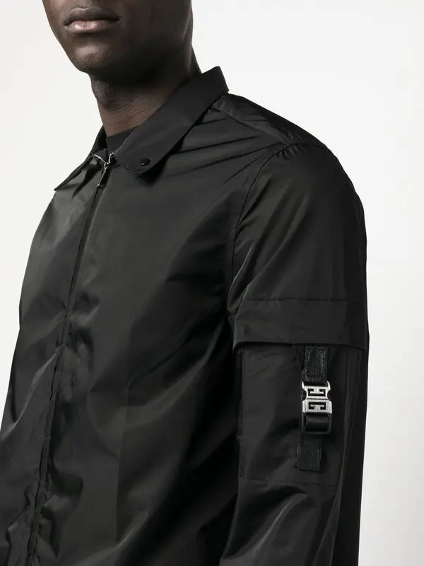 Givenchy Zipped Long-sleeve Shirt