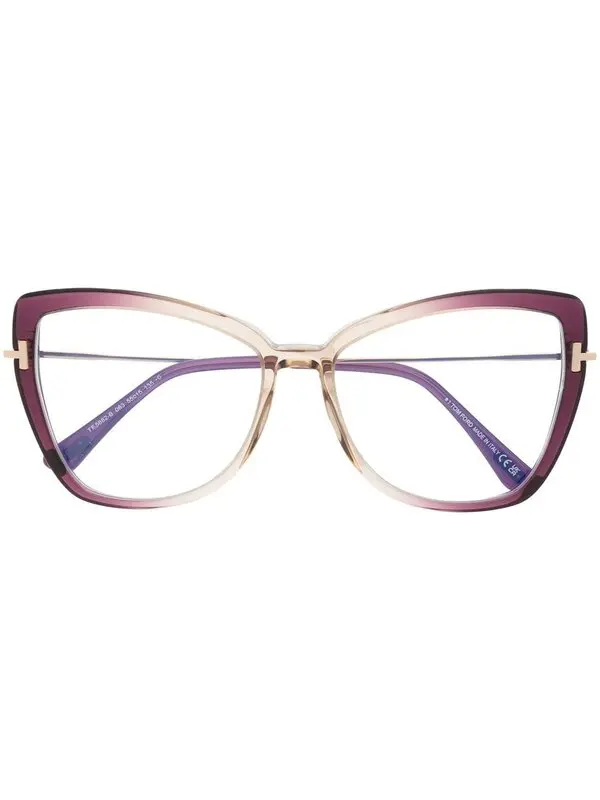 TOM FORD Gradient-effect Frame Eyeglasses - Purple