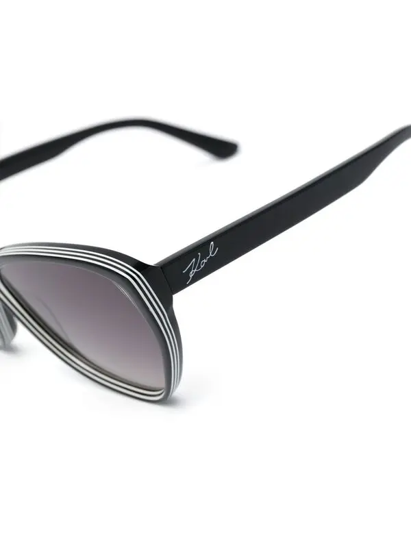 Karl Lagerfeld Logo-arm Detail Sunglasses