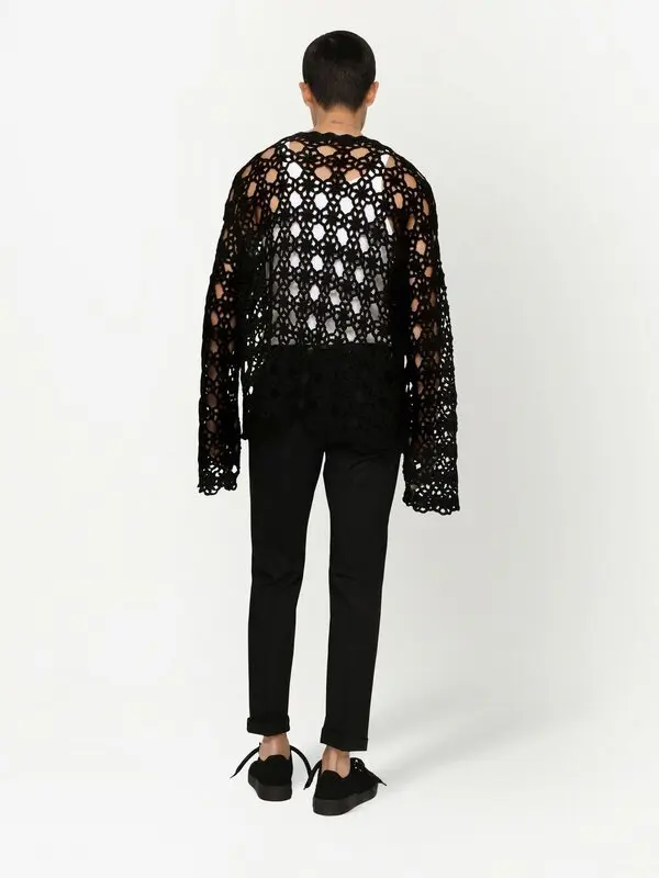 Dolce & Gabbana Open-knit Cotton Jumper