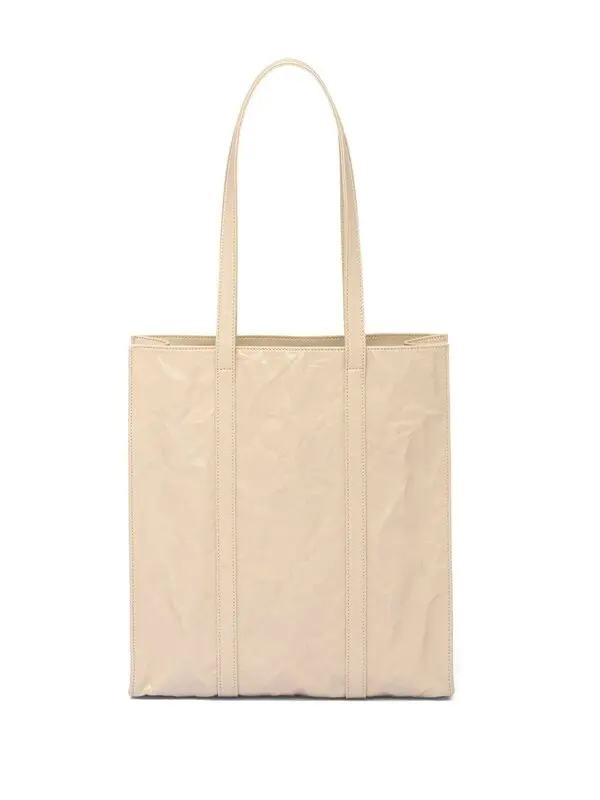 Prada Nappa Leather Tote Bag - Neutrals