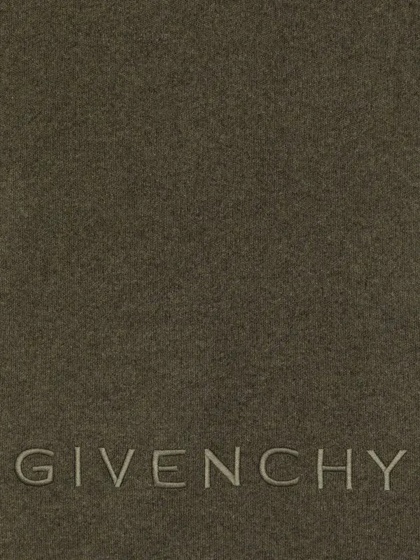 Givenchy Logo-embroidery Wool Scarf