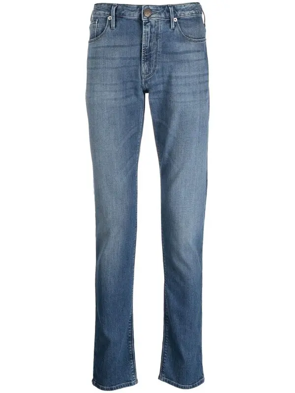 Emporio Armani Slim-fit Mid-rise Jeans