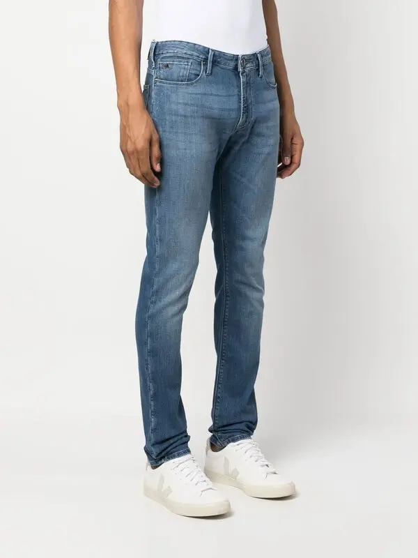 Emporio Armani Slim-fit Mid-rise Jeans