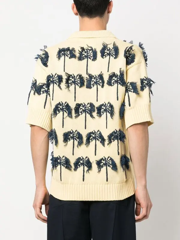JIL SANDER Palm-tree Polo Shirts