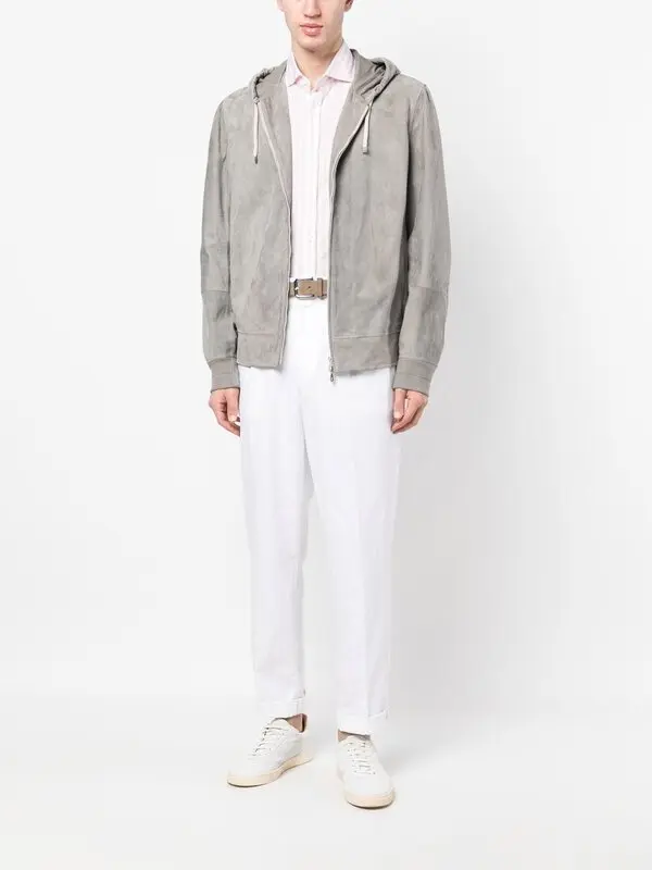 Brunello Cucinelli Stripe-print Long-sleeve Shirt - Pink