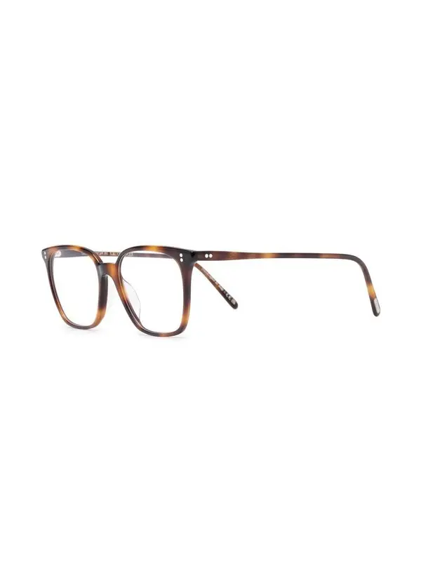 Oliver Spencer Tortoiseshell Square-frame Glasses - Brown