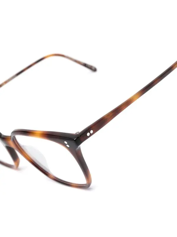 Oliver Spencer Tortoiseshell Square-frame Glasses - Brown