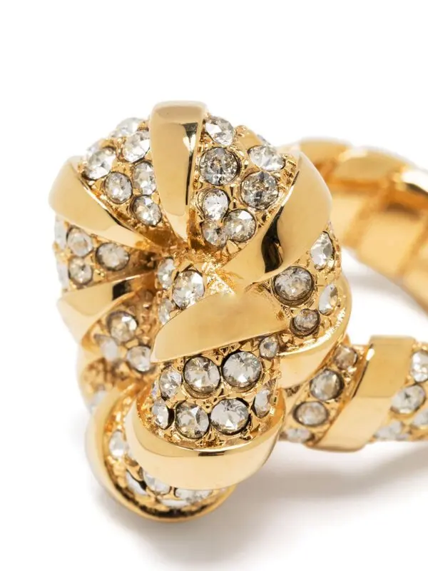 LANVIN Mélodie Crystal-embellished Ring