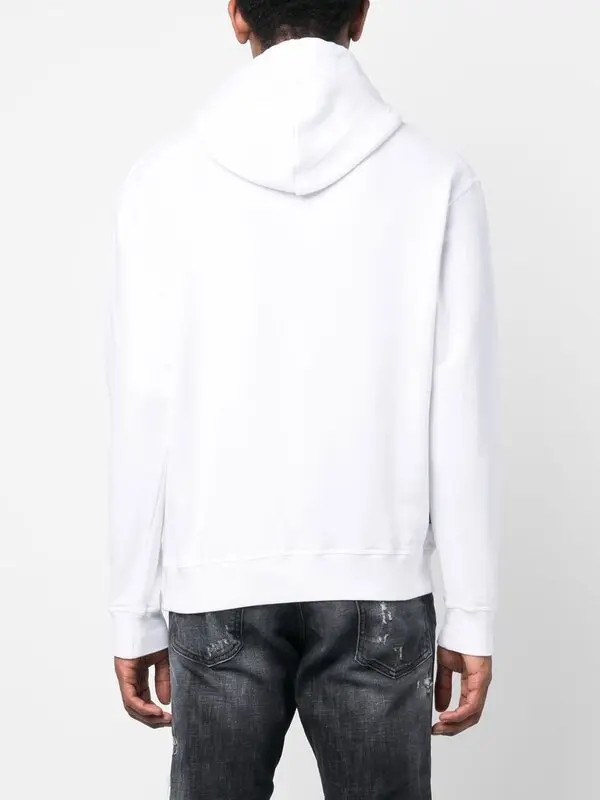 Dsquared2 Printed Drawstring Hoodie