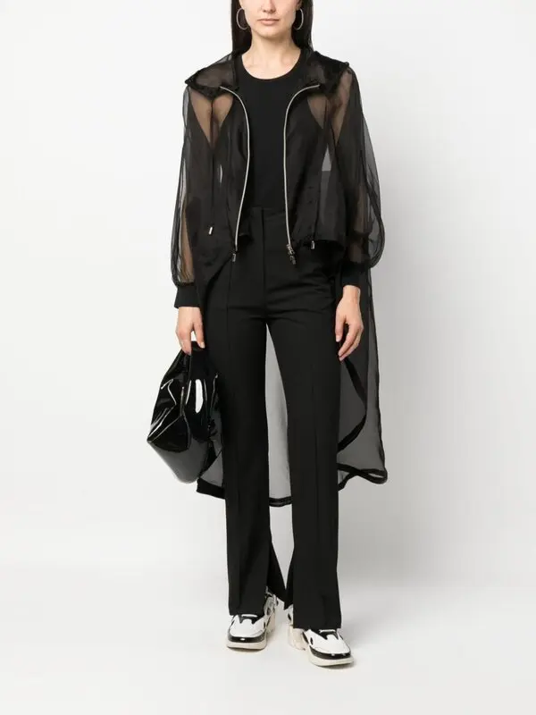 Herno Chiffon Hooded Cape