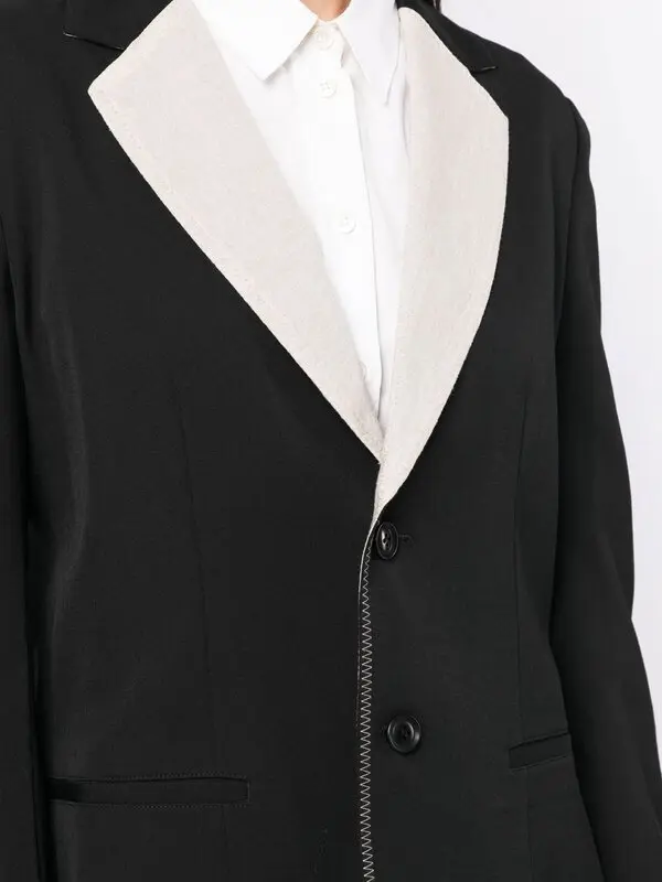 Y’s Single-breasted Wool Blazer