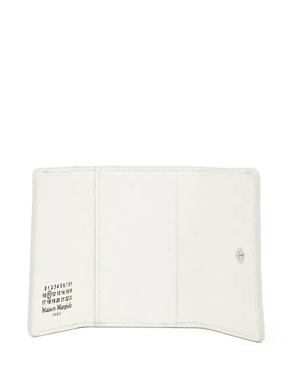 MAISON MARGIELA Four-stitch Leather Bi-fold Wallet - White