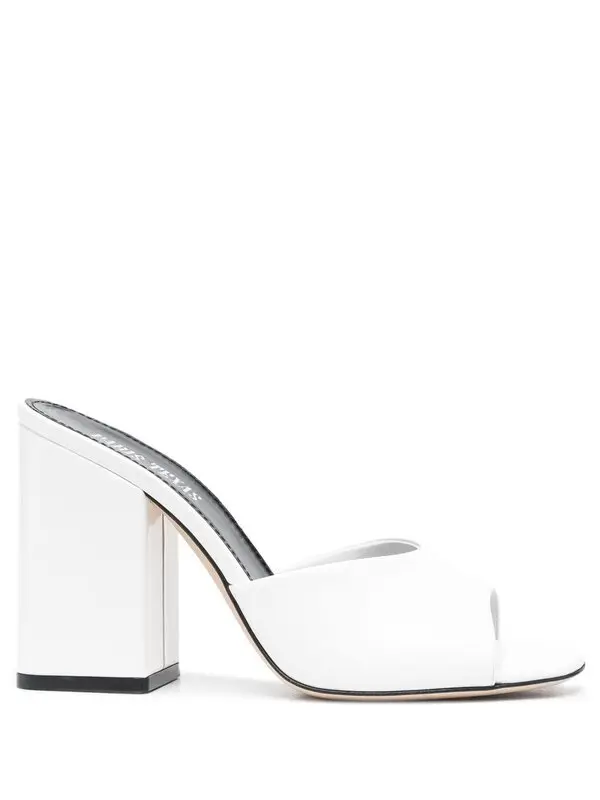Paris Texas Anja Leather Sandals - White