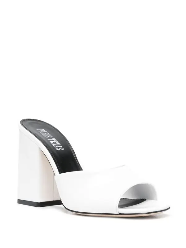 Paris Texas Anja Leather Sandals - White