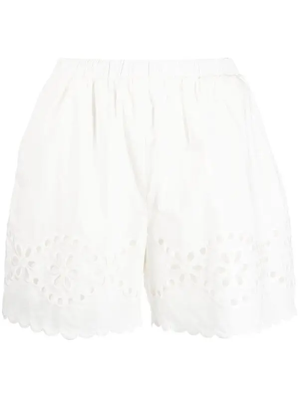 Red Valentino Cut-out Detailing Shorts