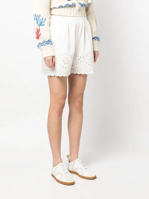 Red Valentino Cut-out Detailing Shorts