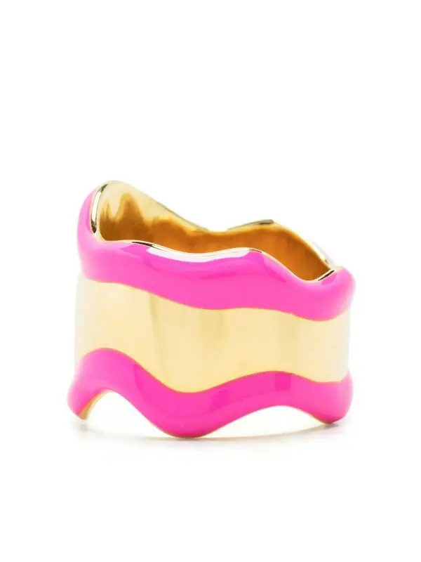 ESHVI Wave Fashion Ring - Gold