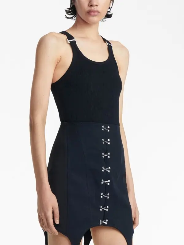 DION LEE E-hoop Ribbed Tank Top
