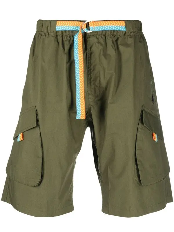 COUNTY OF MILAN Marcelo Burlon Cotton Cargo Shorts
