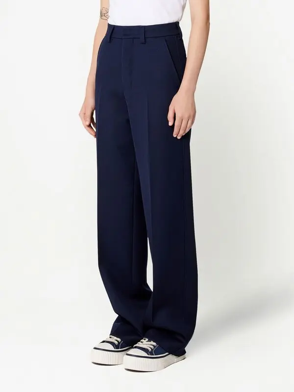 AMI Paris High Waist Wool Trousers