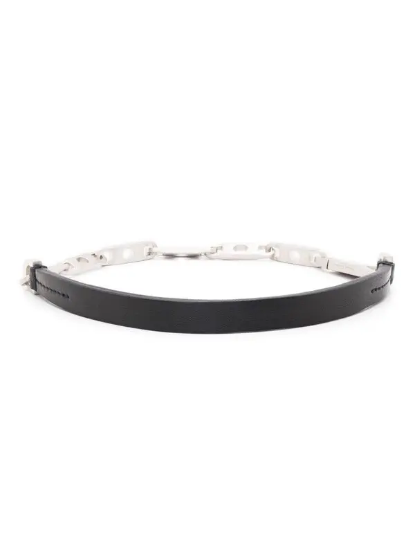 RICK OWENS BEVELED CHOKER チョーカー Crystal Beveled Choker in Dark Bronze – SVRN