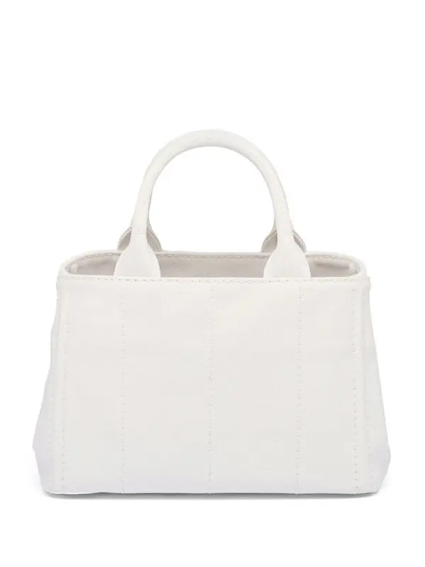 Prada Logo-print Canvas Tote Bag
