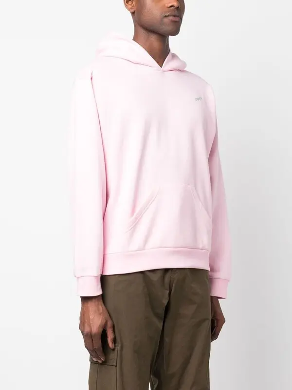Coperni Logo-print Jersey Hoodie - Pink