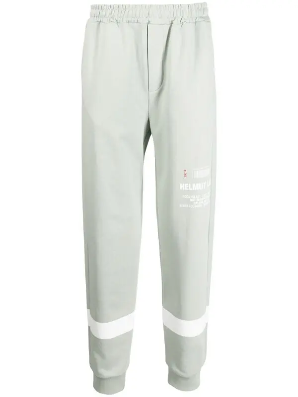 Helmut Lang Logo-print Elasticated-waistband Sweatpants