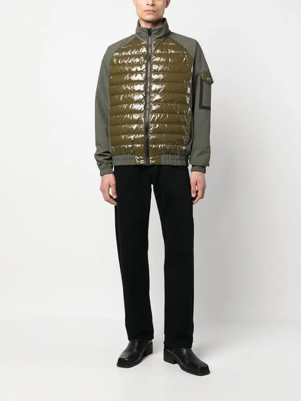 Herno Feather Down Zip-up Jacket - Green
