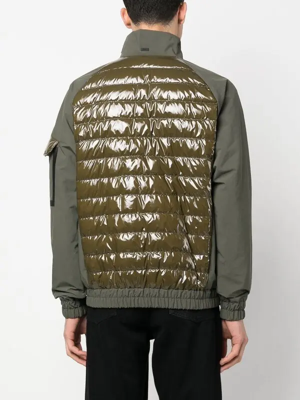 Herno Feather Down Zip-up Jacket - Green