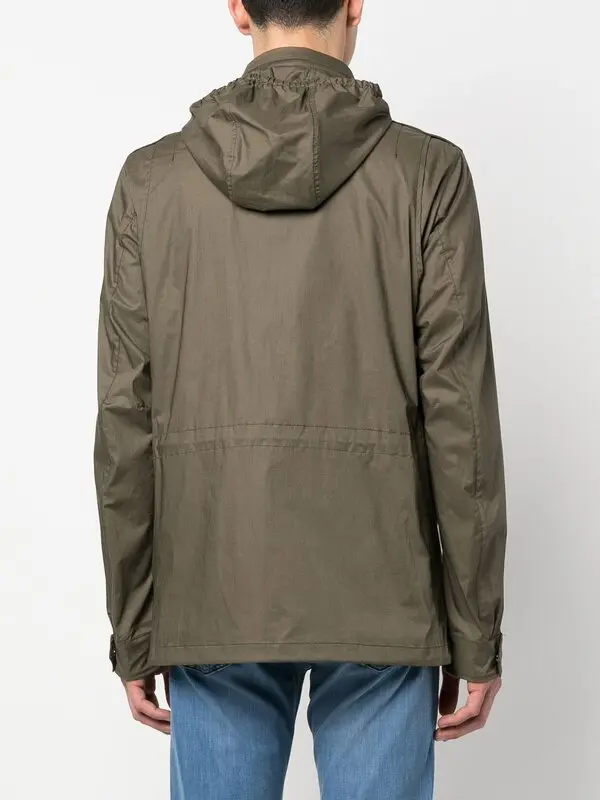Herno Zip-up Hoodie Jacket - Green