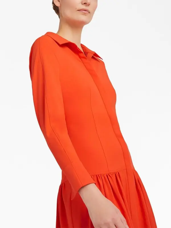 Cinq À Sept Long-sleeve Tiered Dress