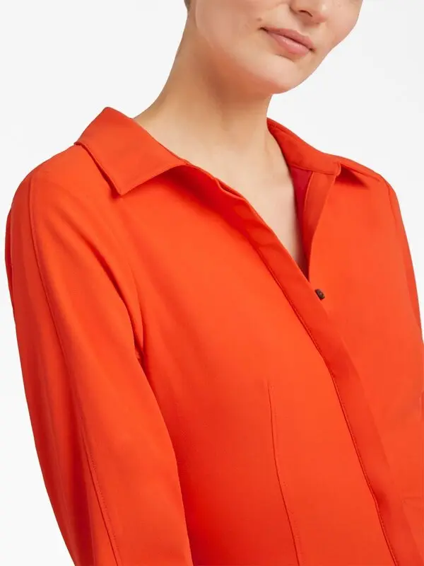 Cinq À Sept Long-sleeve Tiered Dress
