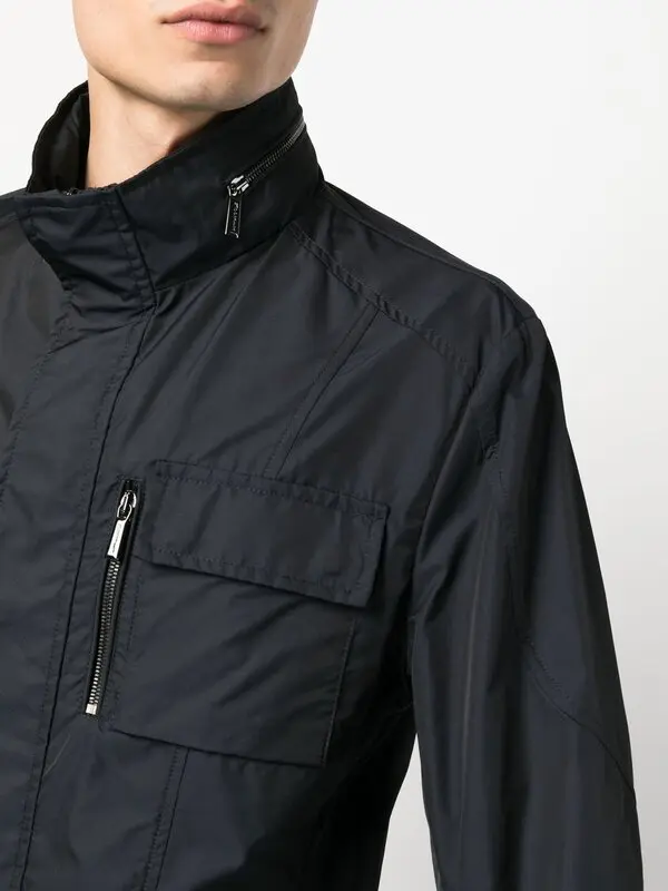 MOORER Detachable Hood Military Jacket