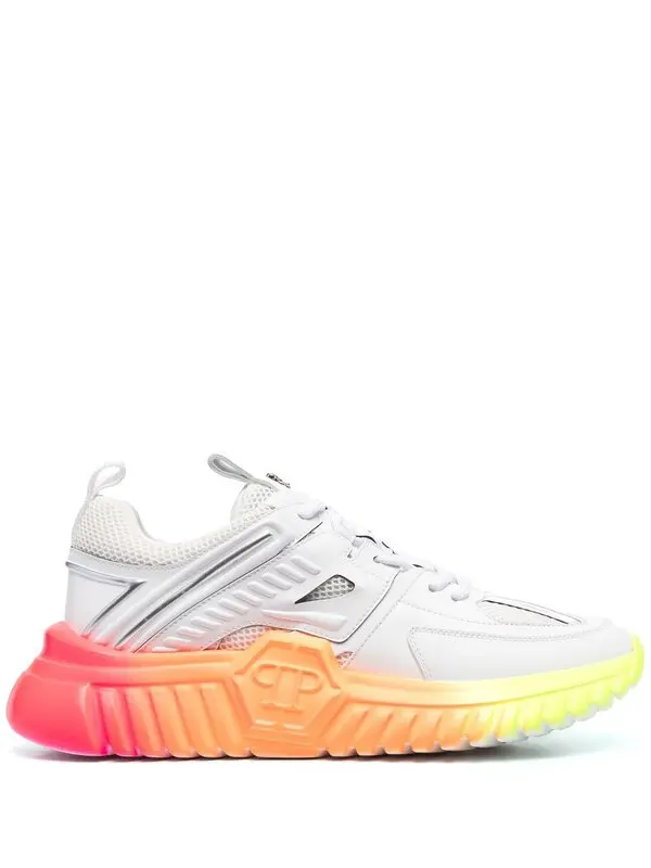 Philipp Plein Runner Rainbow Low-top Sneakers - White